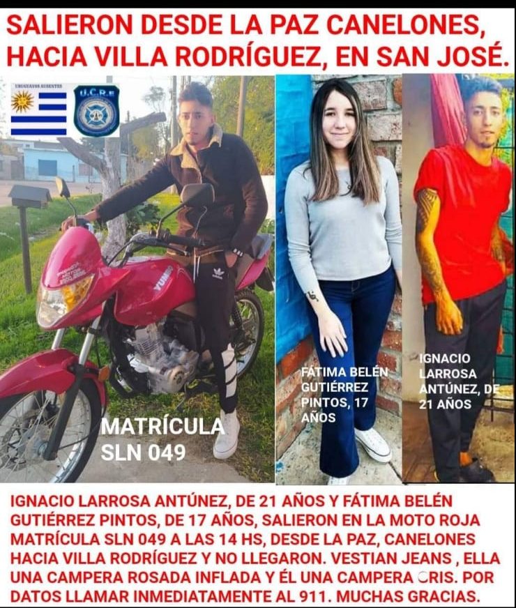 Buscan a una pareja de Rodriguez – Mora Contenidos